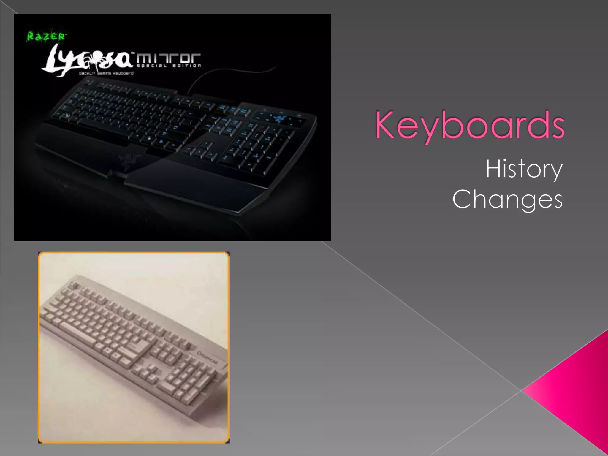 History of keyboards | PPTX