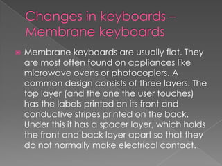History of keyboards | PPTX