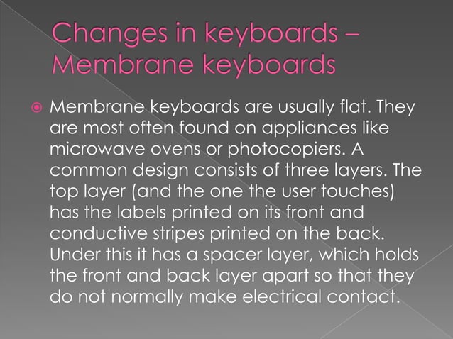 History of keyboards | PPTX | Computer Peripherals | Computing