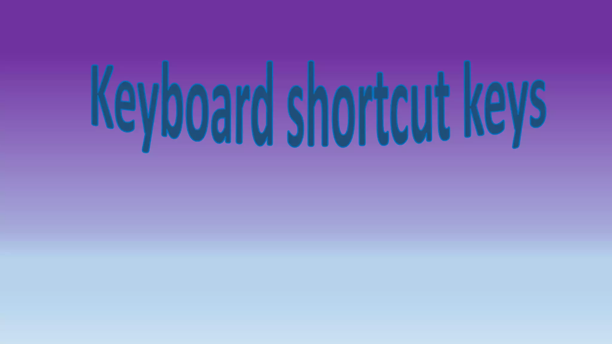 Keyboard shortcut key.pptx