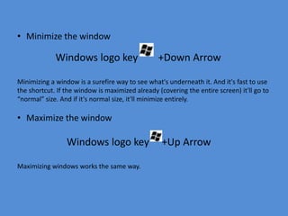 Keyboard shortcuts | PPT