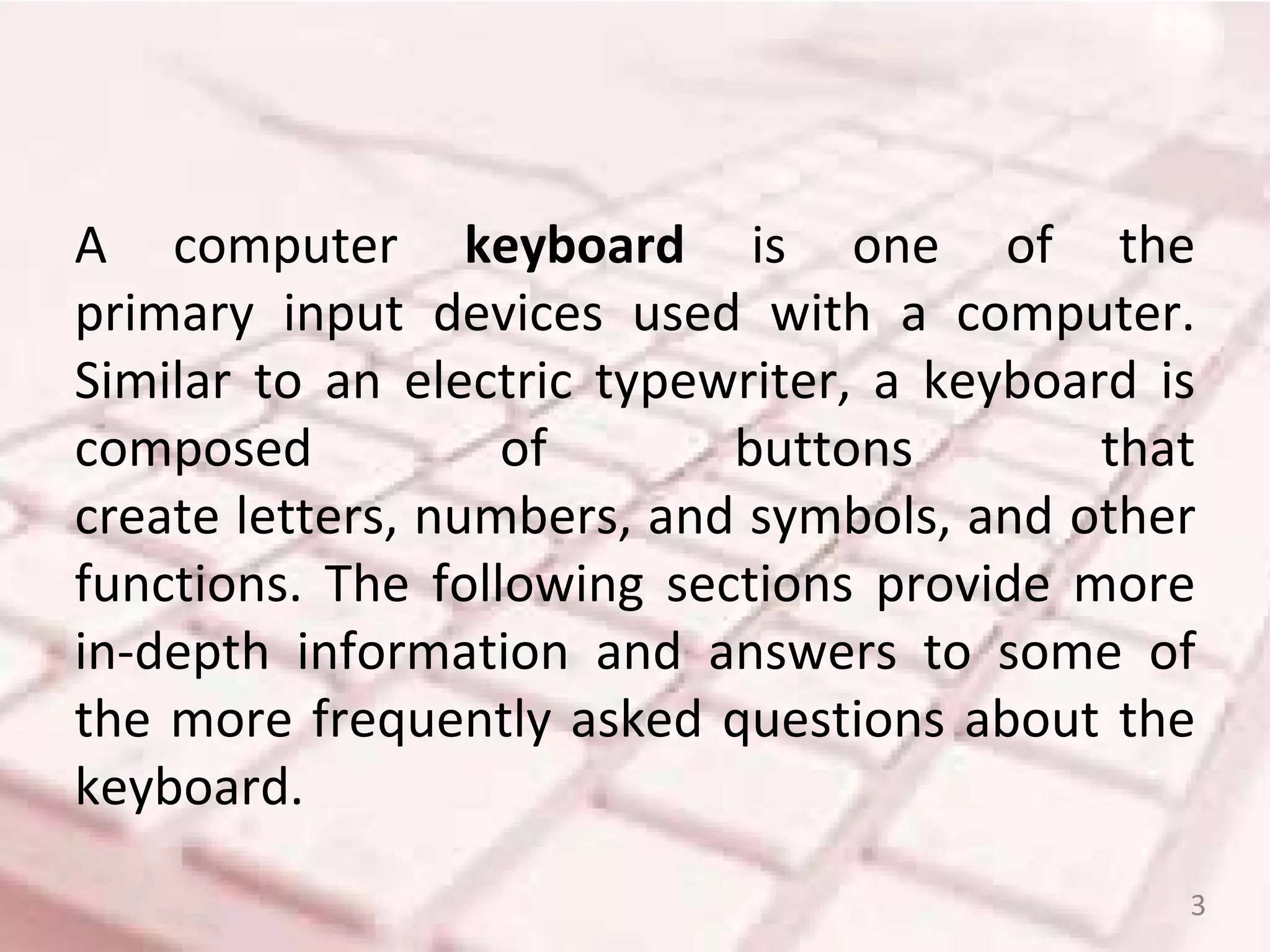 Keyboard | PPTX