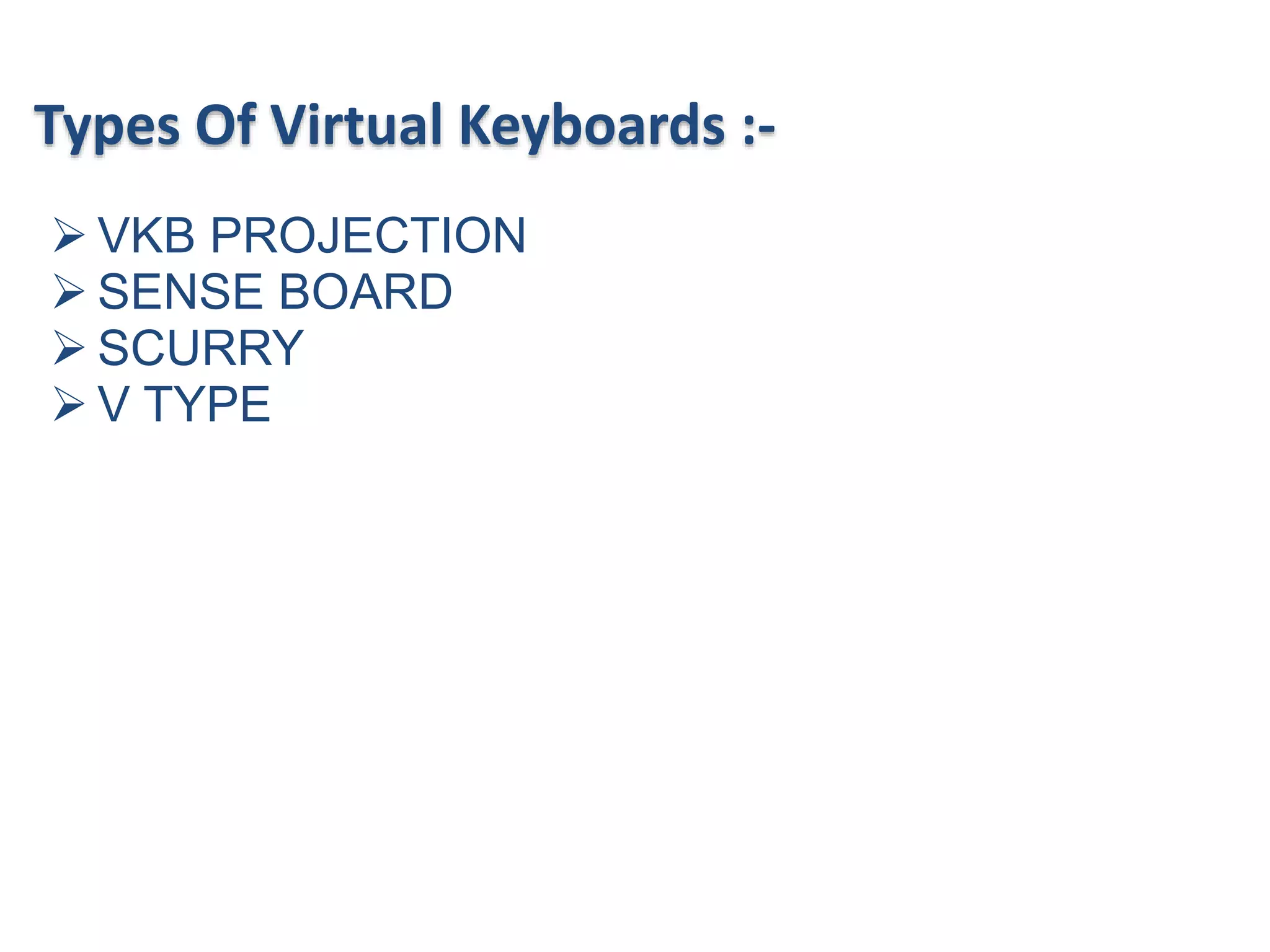Virtual Keyboard (VKB)-Keyboard Without KEYS and Board | PPSX