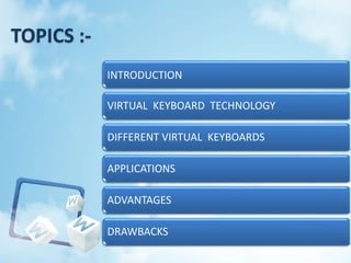 Keyboards without keys and boards | PPSX