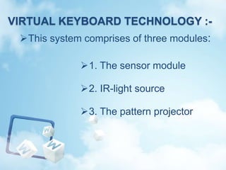 Keyboards without keys and boards | PPSX