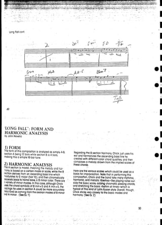 Keyboard workshop chick corea | PDF