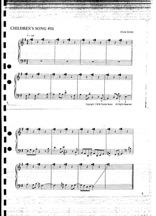 Keyboard workshop chick corea | PDF