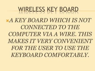 Keybord | PPTX | Computer Peripherals | Computing