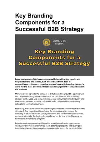 Key Branding Components for a Successful B2B Strategy.doc