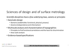 Axiomatic Design and the Specification of Surface Topographies | PPT