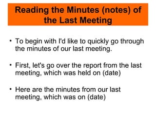 Business English - Meeting Language | PPT