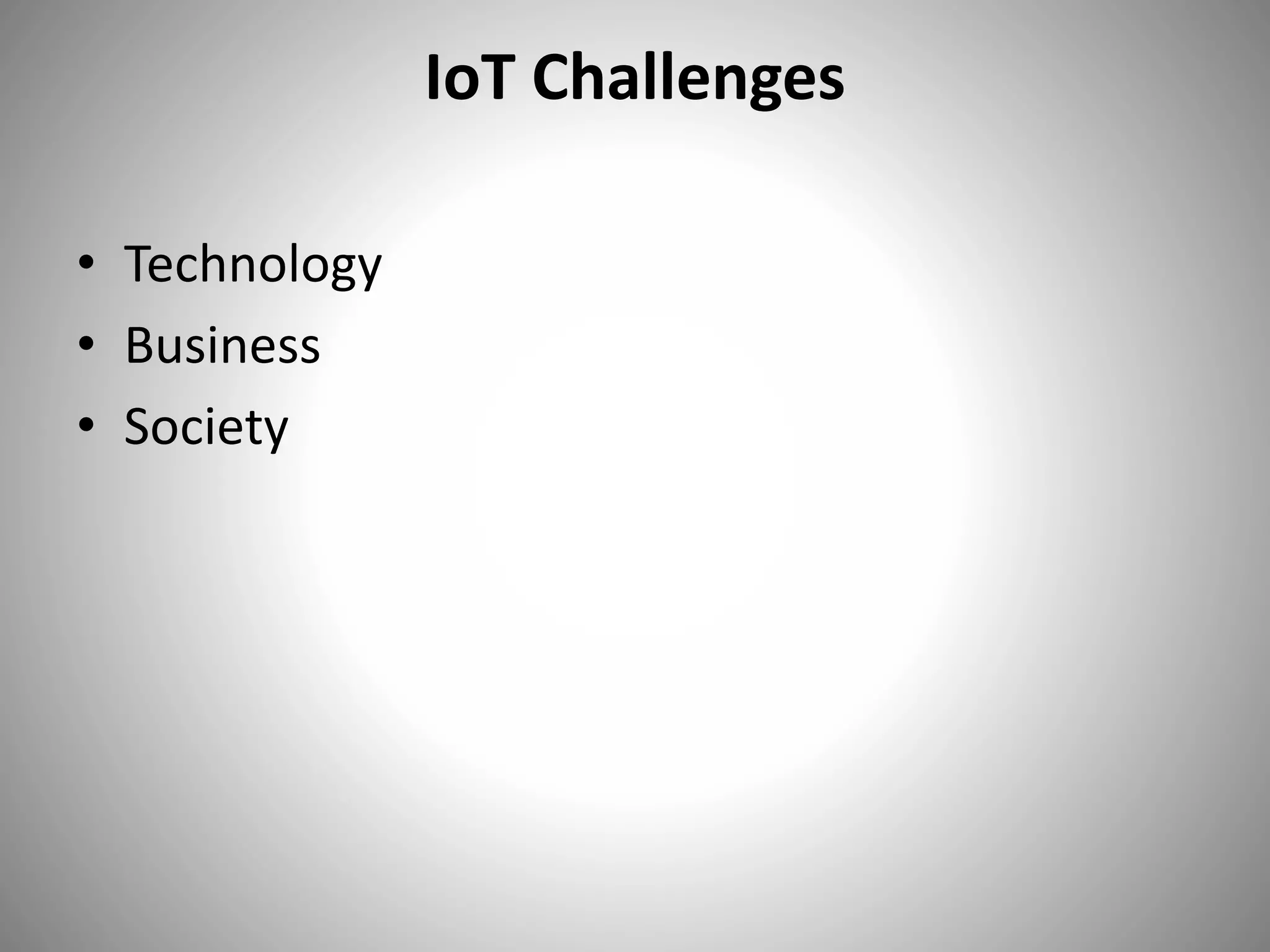 Key challenges facing the future of IoT | PPTX