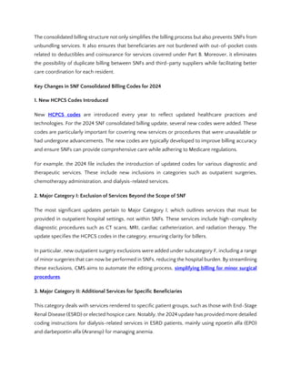 Key Changes in SNF Consolidated Billing Codes- A Detailed Analysis.pdf ...