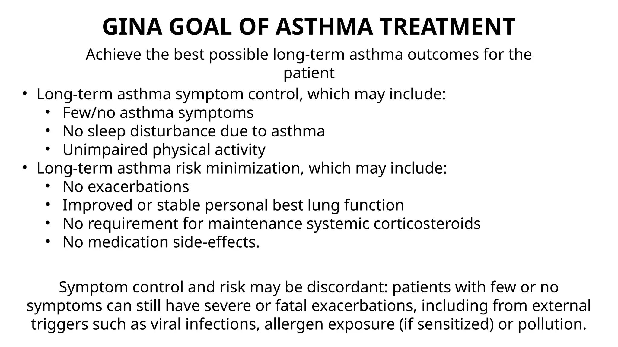 KEY CHANGES OF GINA 2024 asthma guidelines | PPTX
