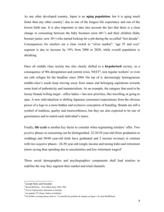 Key Characteristics of Japanese Consumers | DOC | Business | Business ...