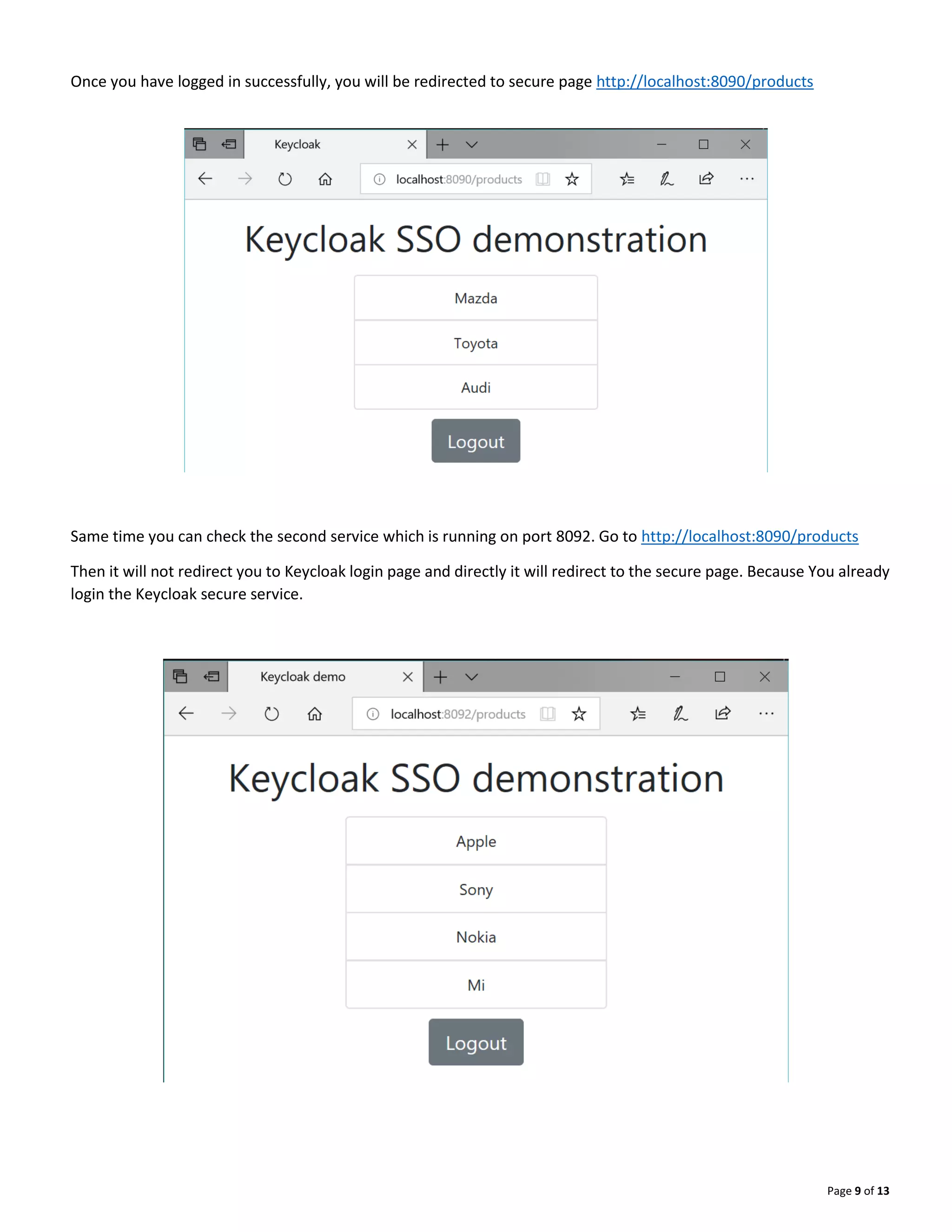 Keycloak Single Sign-On | PDF