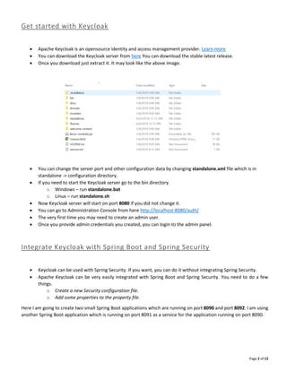 Keycloak Single Sign-On | PDF