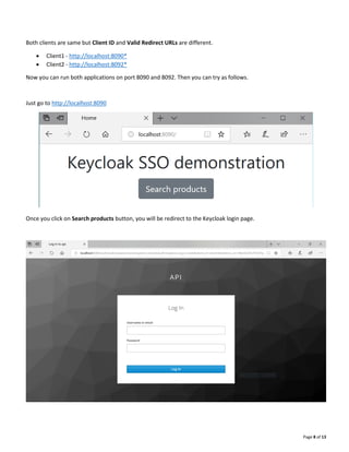Keycloak Single Sign-On | PDF