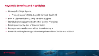 Keycloak as the New Identity Provider for UCS - Felix Botner & Erik Damrose - Univention Summit ...