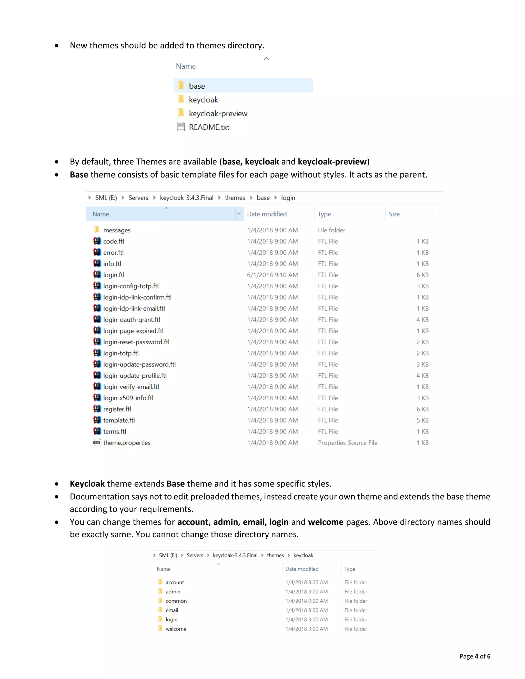 Keycloak theme customization | PDF