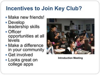 Key Club 1st Meeting | PPT