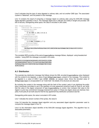 Key Commitment Using CMS in ECMQV Key Agreement | PDF