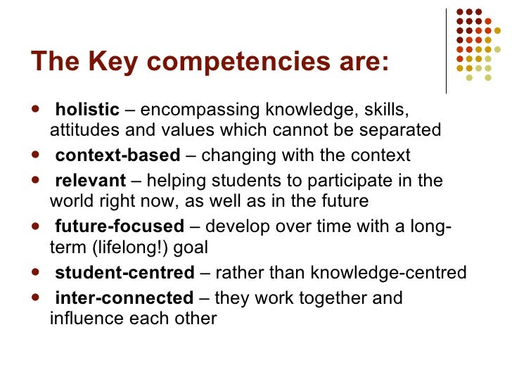 Key Competencies - from The New Zealand Curriculum to classroom