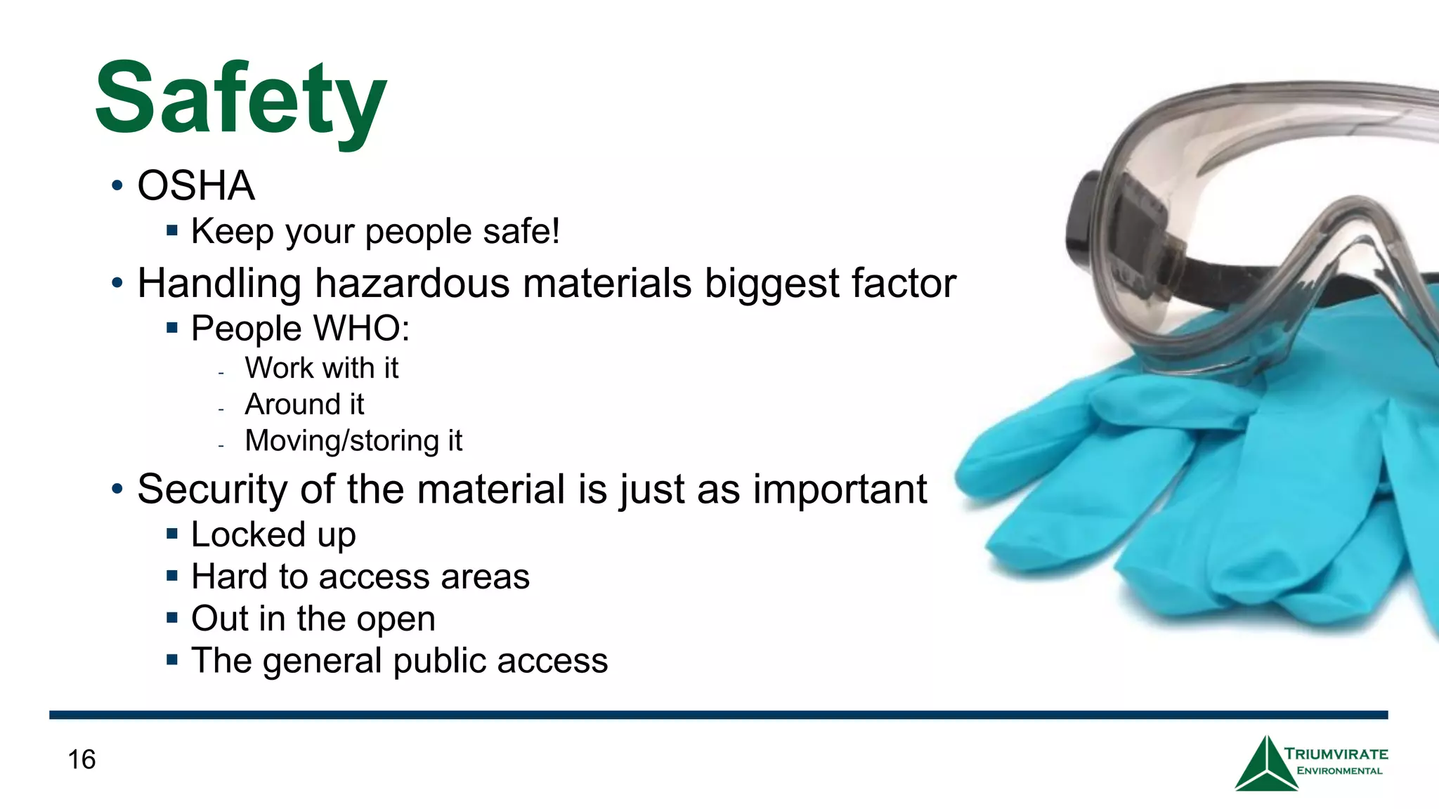 Key Components of an Elite Hazardous Waste Management Program | PPT