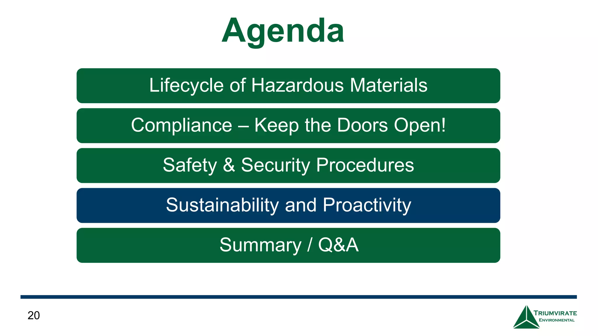 Key Components of an Elite Hazardous Waste Management Program | PPT