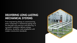 Key Components of a Successful Mechanical Piping Installation. | PDF