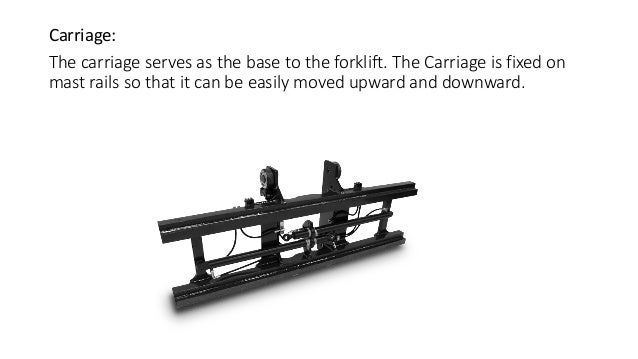 Key components of forklift presentation | PPTX