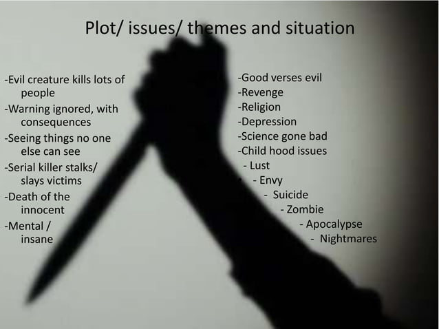Key components of horror films | PPTX