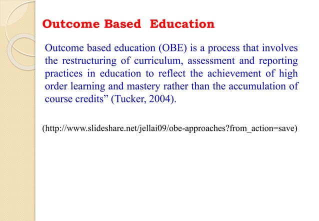 Key Components of OBE.pptx | Professional School | Postgraduate Education