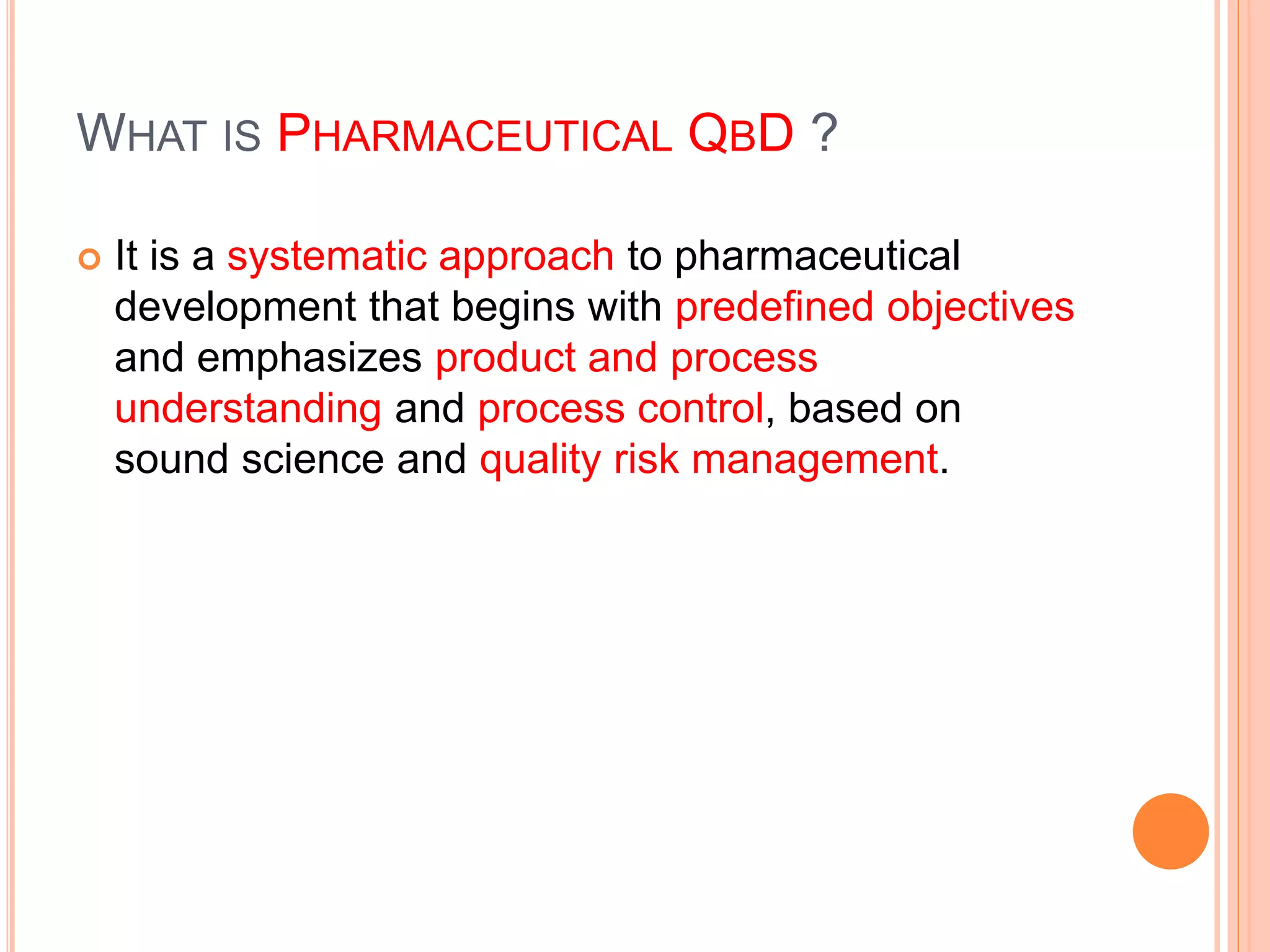 Key Components of Pharmaceutical QbD, an Introduction | PPTX ...