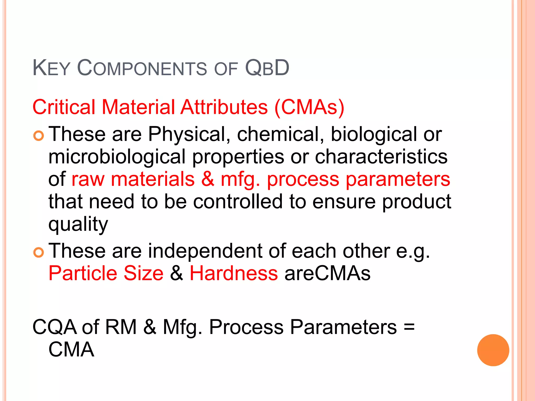 Key Components of Pharmaceutical QbD, an Introduction | PPTX ...