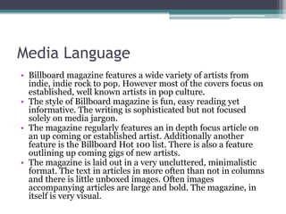 Key concept analysis of a magazine | PPTX