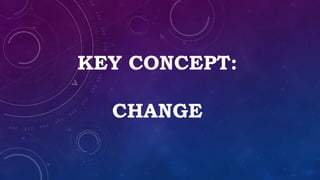 Understanding Change: Key Concepts from Individuals & Societies | PPT