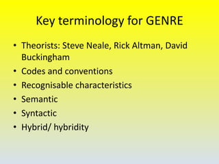 Key concept genre | PPTX