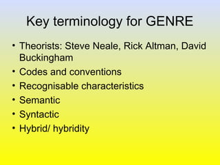 Key concept genre rick altman | PPT