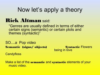 Key concept genre rick altman | PPT