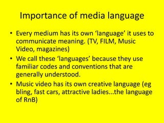 Key concept media language | PPTX