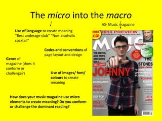 Key concept media language | PPTX