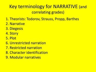 Key concept narrative | PPTX