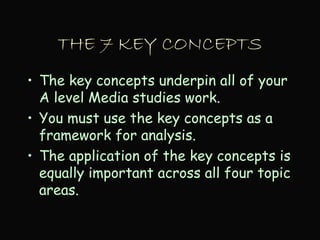 Media 7 Key concepts | PPT