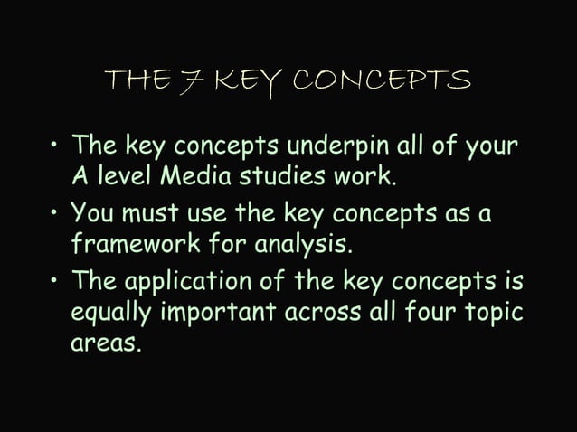 Media 7 Key concepts | PPT