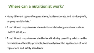 Key concepts and Terminologies in nutrition | PPTX