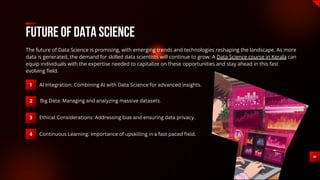 Key Concepts in Data Science Course in Kerala | PPT