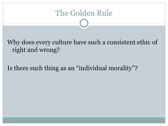 Key concepts in morality | PPT