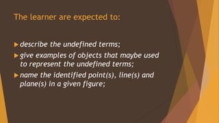 Key concepts of geometry | PPT | Free Download