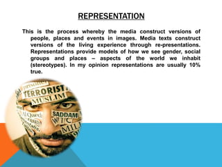 Key concepts of media studies | PPTX